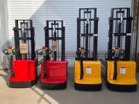 China Adjustable Fork Electric Stacker 2 Ton Capacity 3500mm Lift Height with CE Certification for sale