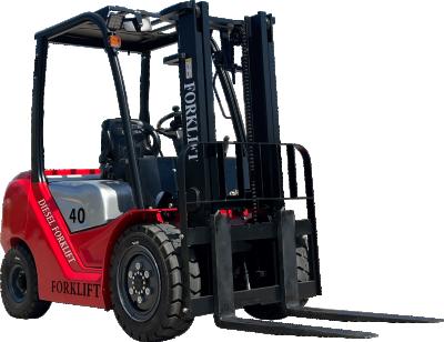 China 3 Ton 3.5 Ton Diesel Forklift Truck 3000kg Capacity Internal Combustion Industrial Forklift for sale