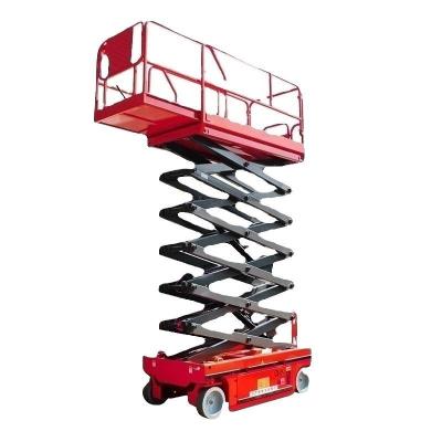 China Self-Propelled Hydraulic Scissor Lift Platform 6m to 14m Electric Aerial Work Platform 230kg Capacity for sale