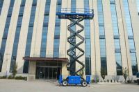 China 16m Hydraulic Diesel Self Propelled Scissor Lifting Platform 680kg Capacity Off-road Aerial Work for sale