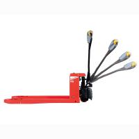 China 2 Ton 2000 Kg Electric Pallet Truck Battery Powered Forklift with 200 mm Lifting Height for sale