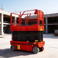 China Self Propelled Hydraulic Scissor Lift 10m 12m Electric Mobile Aerial Work Platform for Warehouse Logistics for sale