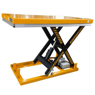 China 2 Ton Hydraulic Electric Scissor Lift Platform 1300-2200mm Platform Size 205-300mm Min Height CE Certified for sale
