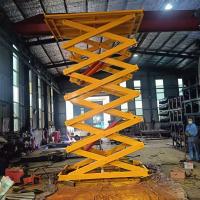 China Custom Electric Hydraulic Fixed Scissor Lift Platform 1000kg Capacity Stationary Cargo Lift for Factory for sale