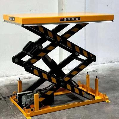China Custom Electric Hydraulic Fixed Scissor Lift Platform 1000kg Capacity Stationary Cargo Lift for Factory for sale