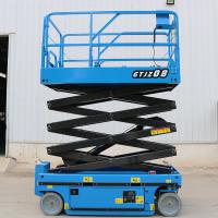 China CE Certified Electric Scissor Lift 4m to 18m 300kg 500kg Hydraulic Lifting Platform for sale