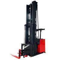 China 1000kg 3-Way Electric Pallet Stacker 7.5m Lift Height Lead Acid Battery CE Certified for sale