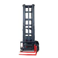China 1000kg 3-Way Electric Pallet Stacker 7.5m Lift Height Lead Acid Battery CE Certified for sale