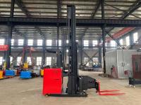 China 1000kg 3-Way Electric Pallet Stacker 7.5m Lift Height Lead Acid Battery CE Certified for sale
