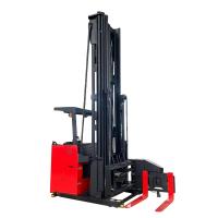 China 1000kg 3-Way Electric Pallet Stacker 7.5m Lift Height Lead Acid Battery CE Certified for sale