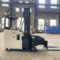 China Three Way Electric Forklift Stacker 1500kg 6m VNA Narrow Aisle Pallet Forklift Truck for sale