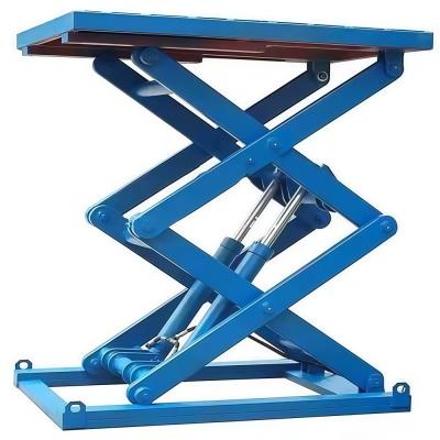 China Electric Scissor Lift Table 2000kg 4000kg Hydraulic Fixed Work Platform for Breeding Farms for sale