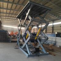 China Electric Scissor Lift Table 2000kg 4000kg Hydraulic Fixed Work Platform for Breeding Farms for sale