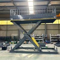 China Electric Scissor Lift Table 2000kg 4000kg Hydraulic Fixed Work Platform for Breeding Farms for sale