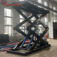 China Hydraulic Electric Fixed Scissor Lifting Platform 1000kg Capacity 1300x820mm Platform for sale