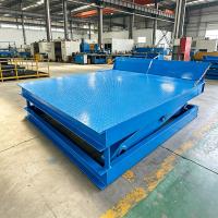 China Electric Hydraulic Scissor Lift Table 1000kg 2000kg Stationary Cargo Platform for Industrial Logistics and Factory Assembly for sale