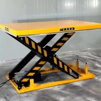China Heavy Duty Stationary Fixed Hydraulic Scissor Car Lift 1000kg 2000kg Electric Lifting Platform for sale