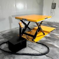 China Heavy Duty Stationary Fixed Hydraulic Scissor Car Lift 1000kg 2000kg Electric Lifting Platform for sale