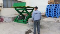 China Electric Hydraulic Scissor Dock Leveler Lift Table 1000kg 2000kg 4000kg Capacity Carbon Steel for sale