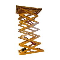 China 3.5 Ton Fixed Electric Hydraulic Super Thin Scissor Lifting Platform 1000-4000mm Height CE for sale