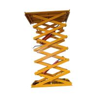 China 3.5 Ton Fixed Electric Hydraulic Super Thin Scissor Lifting Platform 1000-4000mm Height CE for sale