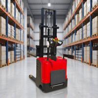 China Walk Behind Electric Hydraulic Stacker 1.5 Ton 2 Ton Forklift with 2000mm Lifting Height for sale
