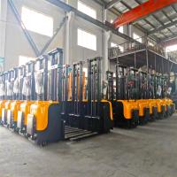 China Fully Electric Stacker 1.5 Ton 2 Ton Hydraulic Lift Material Handling Walking Pallet Forklift for sale