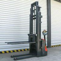 China Electric Pallet Stacker 1500kg 2000kg Capacity 3.5m Lift Fully Hydraulic Forklift CE for sale