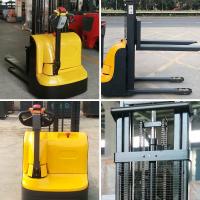China Electric Pallet Stacker 1500kg 2000kg Capacity 3.5m Lift Fully Hydraulic Forklift CE for sale
