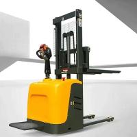 China Fully Electric Hydraulic Pallet Stacker 1.5 Ton Capacity 2500mm Lifting Height Warehouse Stacking Machine for sale