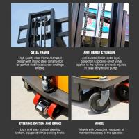 China Fully Electric Hydraulic Pallet Stacker 1.5 Ton Capacity 2500mm Lifting Height Warehouse Stacking Machine for sale