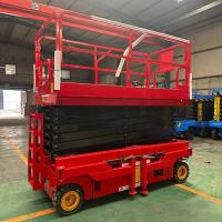 China Self-Propelled Electric Hydraulic Scissor Lift 6m 8m 10m Mobile Aerial Work Platform 230kg Capacity for sale