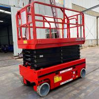 China Self-Propelled Electric Hydraulic Scissor Lift 6m 8m 10m Mobile Aerial Work Platform 230kg Capacity for sale