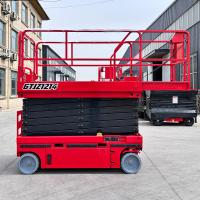 China Self-Propelled Hydraulic Scissor Lift Platform 12m 14m 16m Mobile Aerial Work for sale