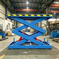 China Fixed Hydraulic Scissor Lift Platform 1000kg Capacity Electric Goods Elevator for Warehouse Loading for sale