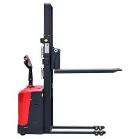 China Bestselling Full Electric Stacker 1500kg 2Ton 3M 4M 4.5M Battery Operated Pallet Stacker Indoor Stacking Handling for sale