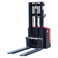 China Bestselling Full Electric Stacker 1500kg 2Ton 3M 4M 4.5M Battery Operated Pallet Stacker Indoor Stacking Handling for sale