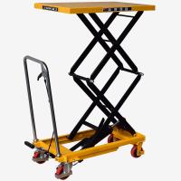 China 150kg 300kg 500kg Manual Hydraulic Scissor Lift Platform Trolley Best Price Foldable and Portable Hand Hydraulic Scissor Lifting Tables for sale