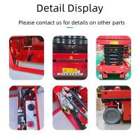 China 4-18M Towable Work Platforms Automatic Electric Industrial Scissor Lifts Aerial Work Mobile Electric Hydraulic Scissor Lifting Platforms for sale
