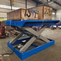 China 100-3000kg New Fixed Scissor Lifting Tables By Chinese Factory For Retail And Hotels 380V Steel Material Fixed Electric Hydraulic Scissor Lifting Platforms for sale