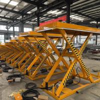 China 100-3000kg New Fixed Scissor Lifting Tables By Chinese Factory For Retail And Hotels 380V Steel Material Fixed Electric Hydraulic Scissor Lifting Platforms for sale