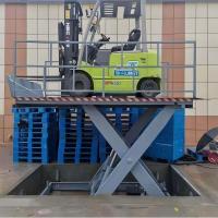 China Heavy Load 1000kg 2000kg 3000kg Fixed Electric Hydraulic Scissor Lifting Tables Anti-Slip Scissor Lift for Factory Warehouse Logistics Goods Transport for sale
