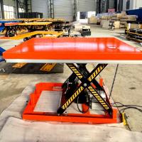 China Customized 4000kg Stationary Electric Hydraulic Scissor Hoist Effective Car Lifting Platforms 4t Fixed Electric Scissor Lifting Capacity Stainless Steel 4m Platform Height for sale