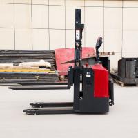 China Stand 4M 2M Lift Height Stacker Forklifts Full Electric Self Lifter Hydraulic Pallet Stacker Pallet Truck 1-3T Equipped With Lead Acid Battery for sale
