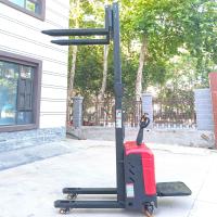China Double-lift Electric Hydraulic Pallet Stacker Lead-Acid Battery Hydraulic Side Shifter for High Capacity Narrow Aisle Applications Warehouses for sale