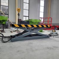 China Customized 500kg 1000kg 2000kg Load Fixed Hydraulic Scissor Lifting Platforms With Electric-Powered System Unloading Tables Fixed Hydraulic Scissor Steel Lifting Platforms for sale