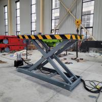 China Customized 500kg 1000kg 2000kg Load Fixed Hydraulic Scissor Lifting Platforms With Electric-Powered System Unloading Tables Fixed Hydraulic Scissor Steel Lifting Platforms for sale
