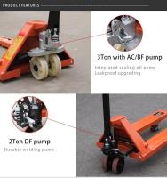 China AC/DC Pump 1 Ton 3T Hand Operated Forklift Hydraulic Manual Jacks Pallet Hand Pallet Trucks for sale