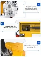 China AC/DC Pump 1 Ton 3T Hand Operated Forklift Hydraulic Manual Jacks Pallet Hand Pallet Trucks for sale