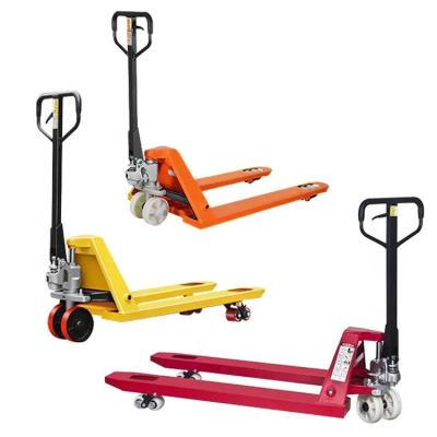 China 3 Ton Capacity Forklift Manual Handling Trolley 5000kg Hand Pallet Jacks Hydraulic Hand Jack Pallet Trucks for sale